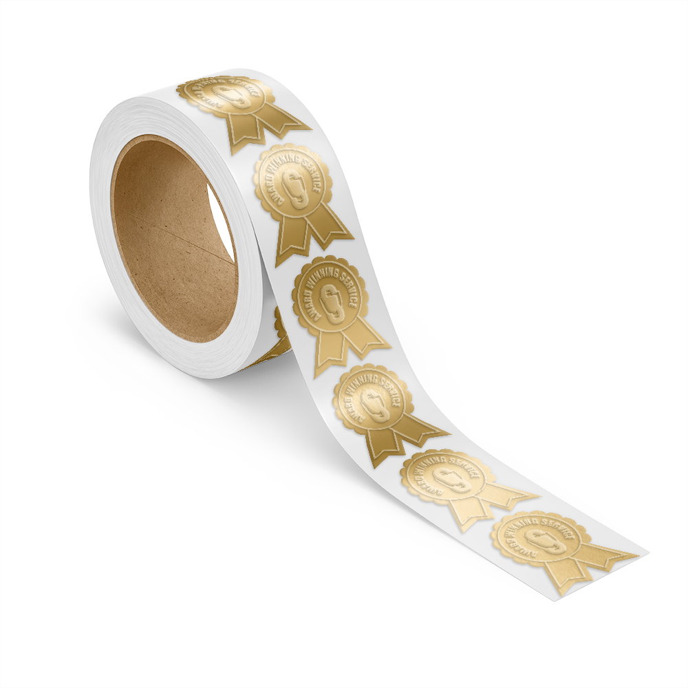 Embossed Roll Labels - Stouse Wholesale Printing | Stouse.com