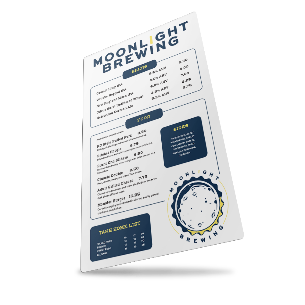 Wholesale Plastic Menus - Stouse Wholesale Printing | Stouse.com